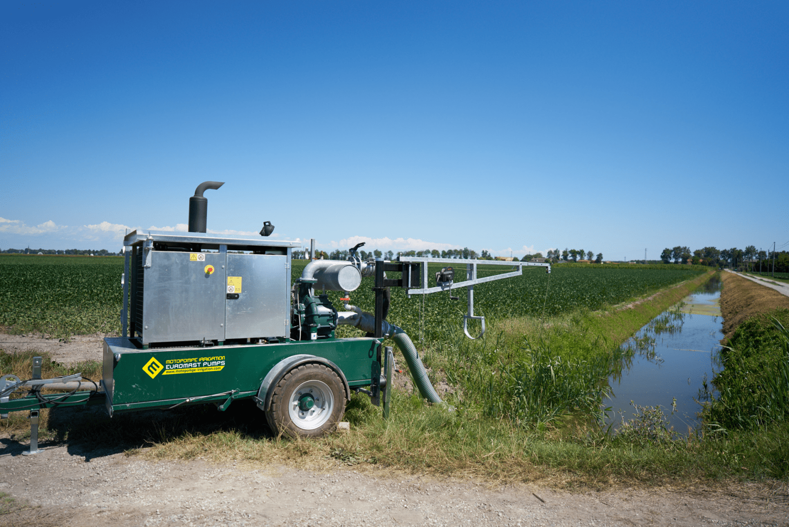 Achievements on request of agricultural irrigation pump units